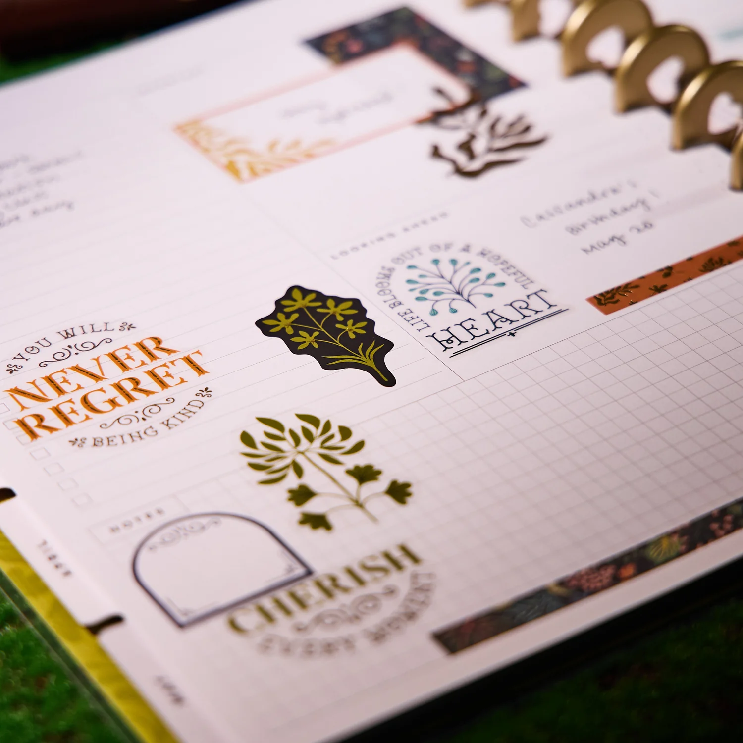 2026 Herbarium Customizable Planner - Big Dashboard Layout - 12 Months ...